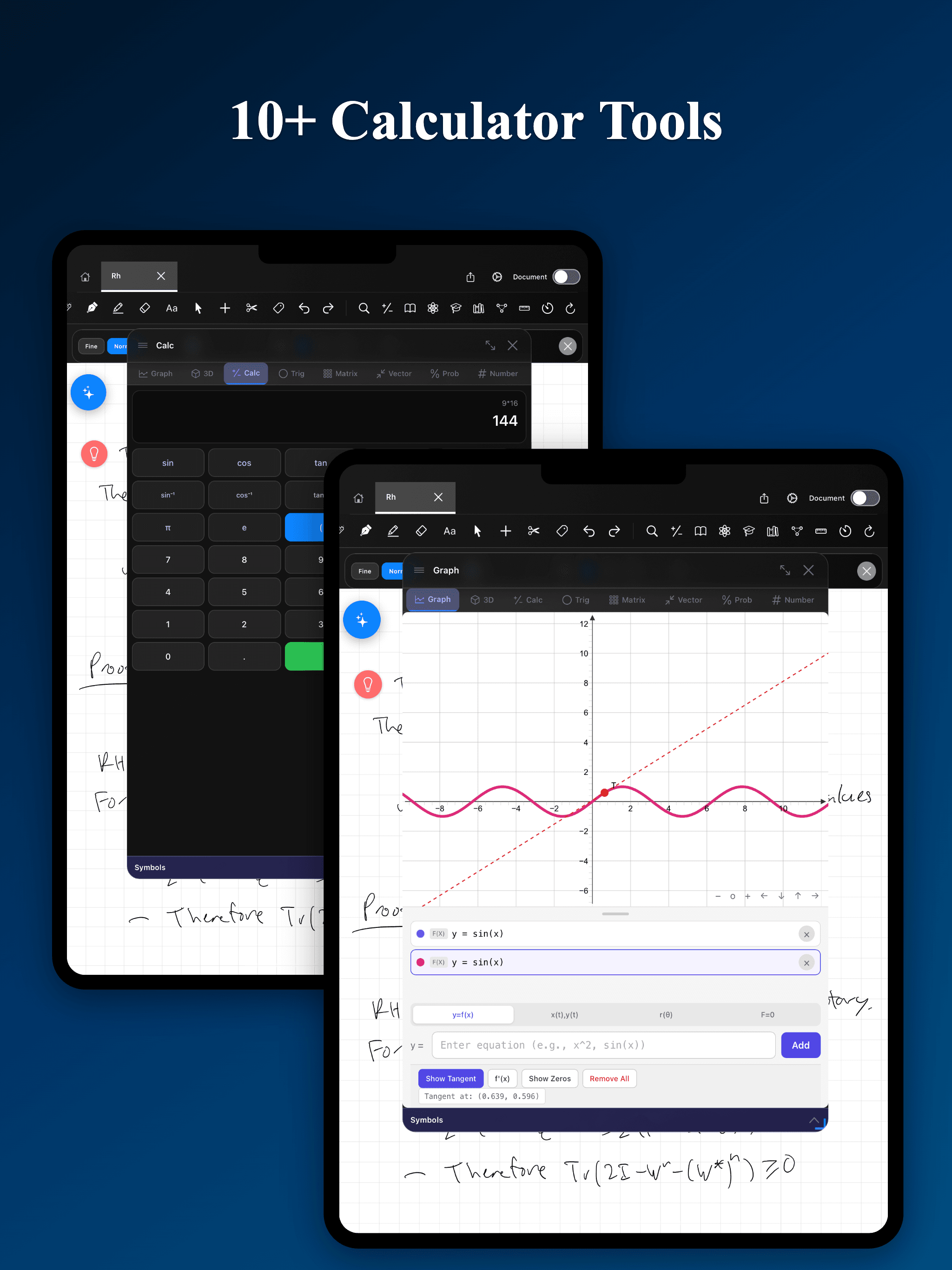 MathNotes - Math Note-Taking App for iPad